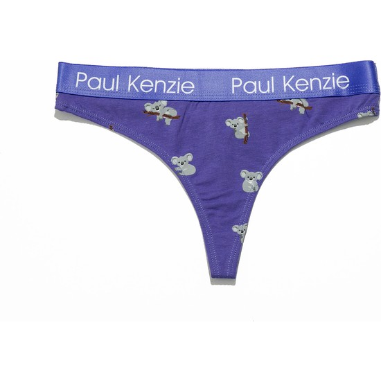 Paul Kenzie Desenli Kadın String Külot – Eco Characters – Fiyatı