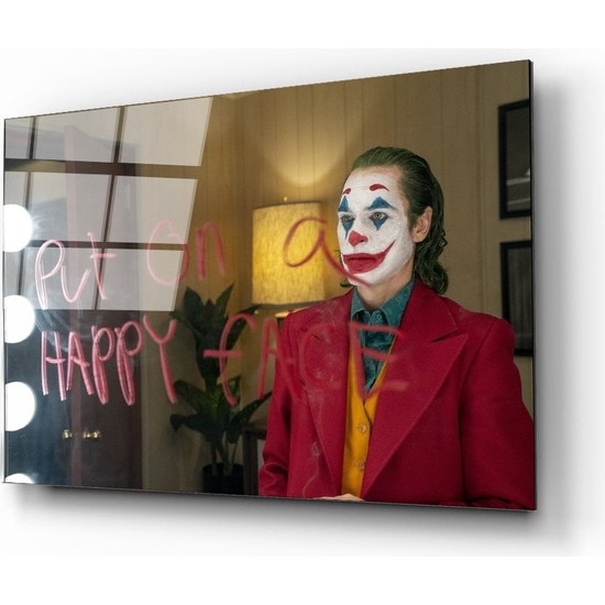 Premium Global Dekoratif Baskı Duvar Sanatı Joker Cam Tablo Fiyatı