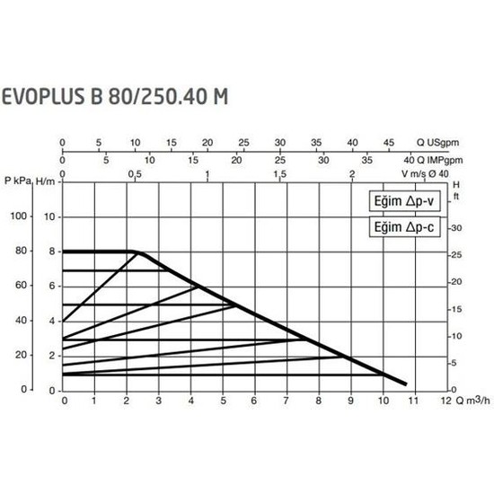 Dab Evoplus B 80/250.40 (250 Mm) Frekans Konvertörlü Flanşlı Fiyatı