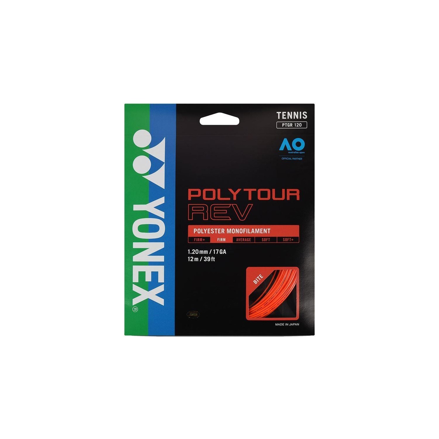 Yonex Poly Tour Rev 1.20 12M Turuncu Tenis Kordajı Fiyatı