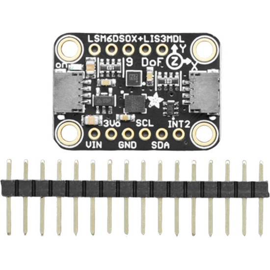 Adafruit LSM6DSOX LIS3MDL - Precision 9 Dof Imu Sensörü - Fiyatı