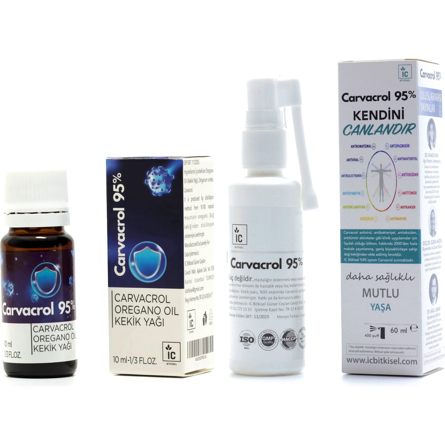 Carvacrol 95 Karvakrol 10ml Kekik Yağı + Carvacrol Sprey Fiyatı