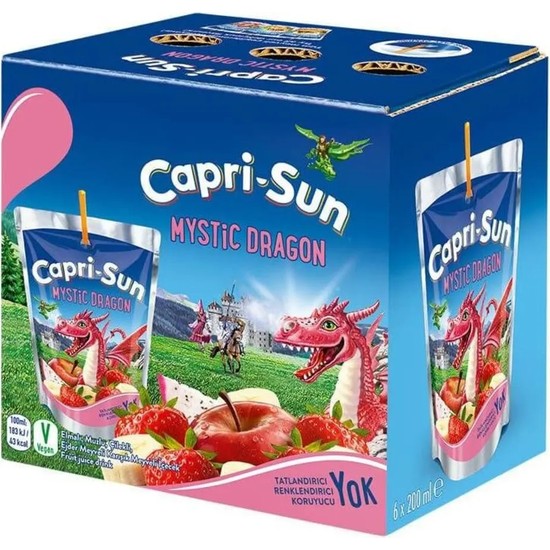 Capri Sun Mystic Dragon 20 x 200 ml Fiyatı - Taksit Seçenekleri