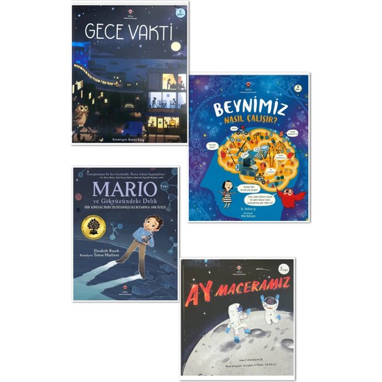 Gece Vakti , Beynimiz Nasıl Çalışır, Marıo ve Ay Maceramız Kitabı