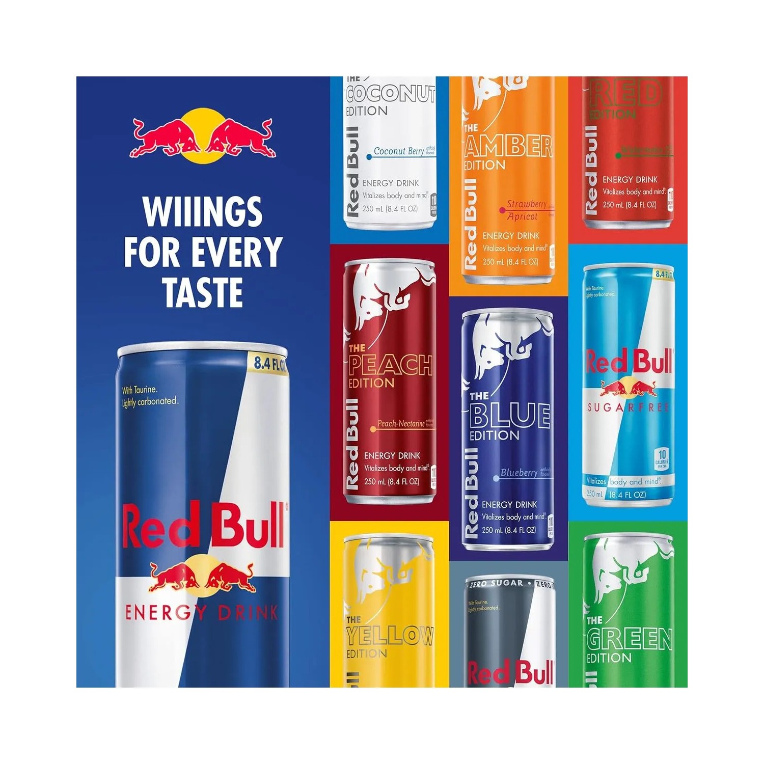 Red Bull Redbull Karışık Paket 250 ml x 10 Adet Fiyatı