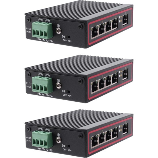 Talent 3x 5-Port RJ45 10/100M Ethernet Masaüstü Anahtarı Ağ Fiyatı