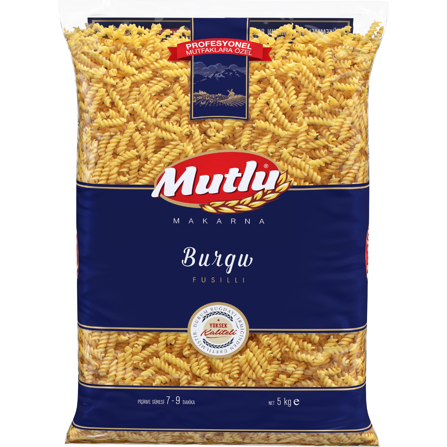 Mutlu Makarna Burgu Makarna 5 kg Fiyatı - Taksit Seçenekleri