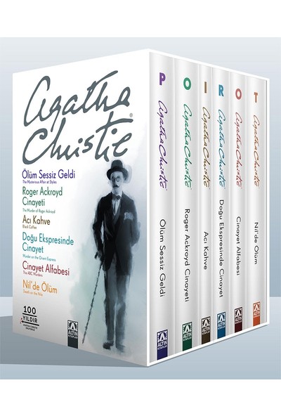 Agatha Christie Poirot Seçkisi Seti (6 Kitap Takım - Ciltli) Agatha Christie Poirot Seçkisi Seti (6 Kitap Takım - Ciltli)