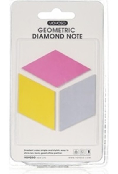 Yoyoso Geometrik Yapışkanlı Not Kağıdı