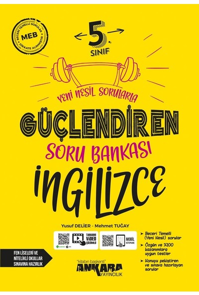 Ankara Yayıncılık Güçlendiren 5.sınıf Ingilizce Soru Bankası