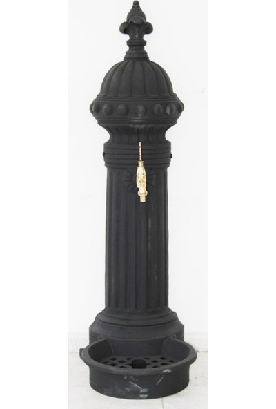 Merkez Fırsatı 115 cm Çeşme Döküm Çeşme - Bahçe Çeşmesi - Istiridye Döküm Bahçe Garden