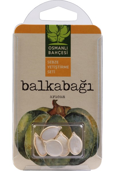 Osmanlı Bahçesi Bal Kabağı Tohumu Organik Solucan Gübresi Paketi