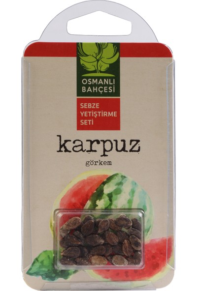 Osmanlı Bahçesi Karpuz Tohumu Organik Solucan Gübresi Paketi Osmanlı Bahçesi Karpuz Tohumu Organik Solucan Gübresi Paketi