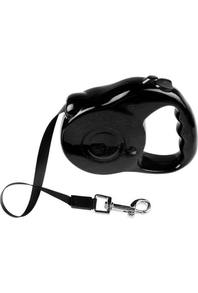 Flexi Mixpet Flexi Otomatik Makaralı Gezdirme Tasması 3 Mt. Siyah