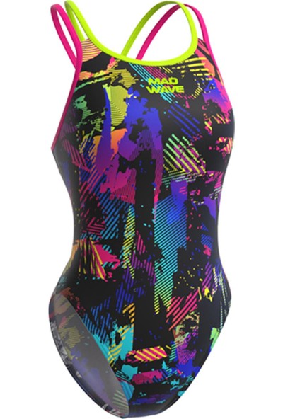 Madwave Junior Swimsuit Antichlr Crossback Çok Renkli (M140008E2W)