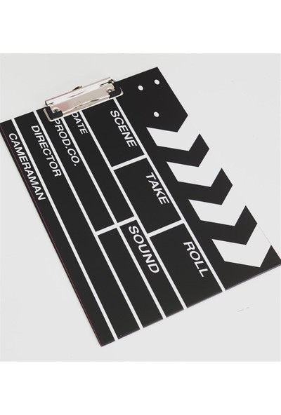 1001 Hediye Sinema Klaket Tasarımlı Sekreterlik, Kağıt Tutucu, Not Tutucu 1001 Hediye Sinema Klaket Tasarımlı Sekreterlik, Kağıt Tutucu, Not Tutucu