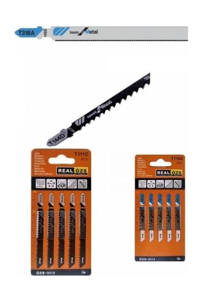 Real 5 Metal+ 5 Ahşap Dekupaj Testere Ucu Real 5 Metal+ 5 Ahşap Dekupaj Testere Ucu