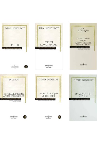 Denis Diderot 6 Kitap Set Hasan Ali Yücel Klasikleri Denis Diderot 6 Kitap Set Hasan Ali Yücel Klasikleri