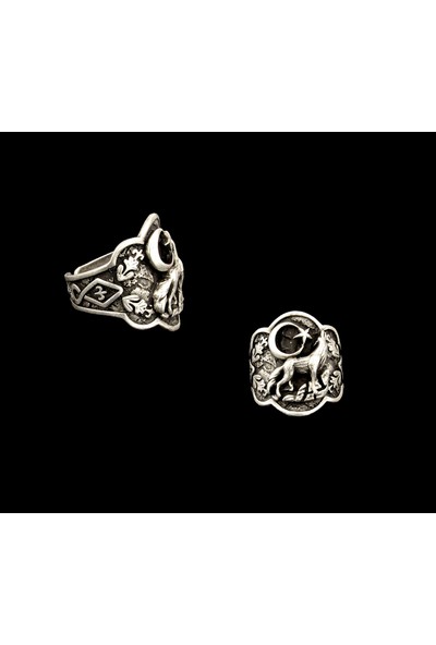 Apptakı Bozkurt Yüzük