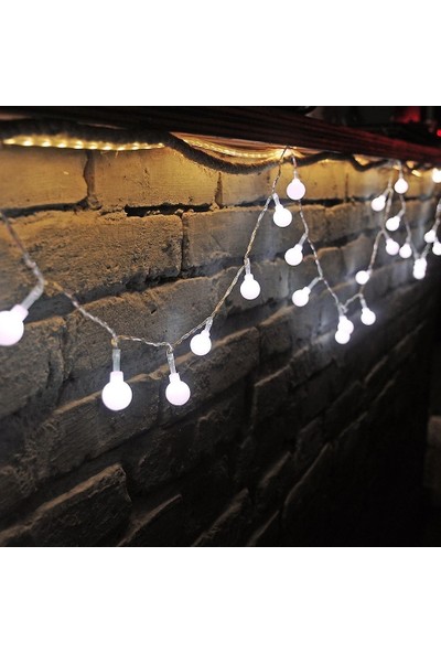 Orijinaldükkan 4 Metre Beyaz LED Işıklı Ampul Toplar Dizeleri Dekoratif Pilli Ev Aydınlatma Orijinaldükkan 4 Metre Beyaz LED Işıklı Ampul Toplar Dizeleri Dekoratif Pilli Ev Aydınlatma