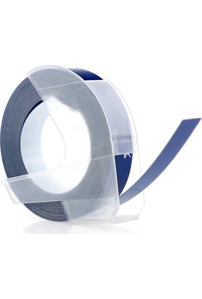 Etiketim Muadil Dymo Kabartma Mavi 9mm Etiketim Muadil Dymo Kabartma Mavi 9mm