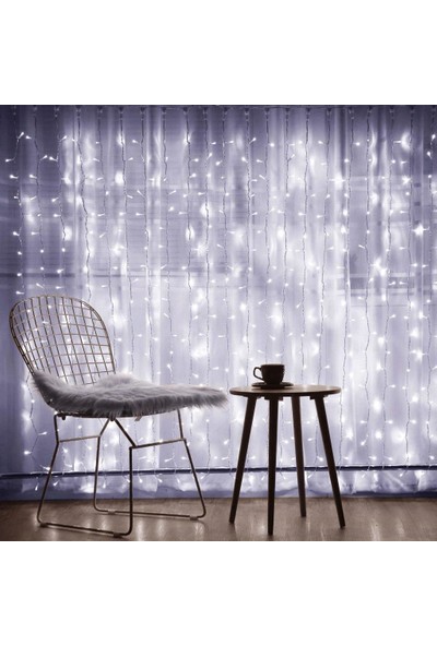 Orijinaldükkan 2x2 Metre Pilli Perde LED Işıklar Beyaz Kumandalı Animasyonlu Orijinaldükkan 2x2 Metre Pilli Perde LED Işıklar Beyaz Kumandalı Animasyonlu