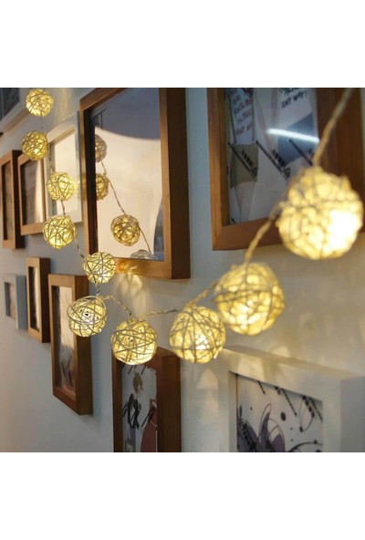 Orijinaldükkan 3 Metre LED Işıklı Bambu Toplar Dekoratif Pilli Animasyonlu Lamba Aydınlatma Orijinaldükkan 3 Metre LED Işıklı Bambu Toplar Dekoratif Pilli Animasyonlu Lamba Aydınlatma