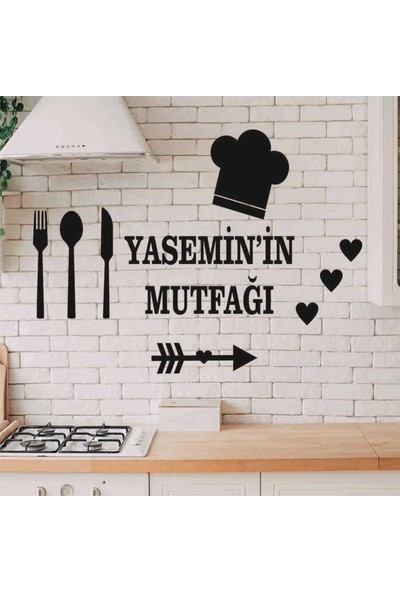 Hediye Kumsalı Kişiye Özel Dekorasyon Mutfak Süsü Kepli