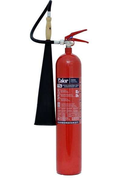 Çakır 5 kg Karbondioksitli Yangın Tüpü Çakır 5 kg Karbondioksitli Yangın Tüpü