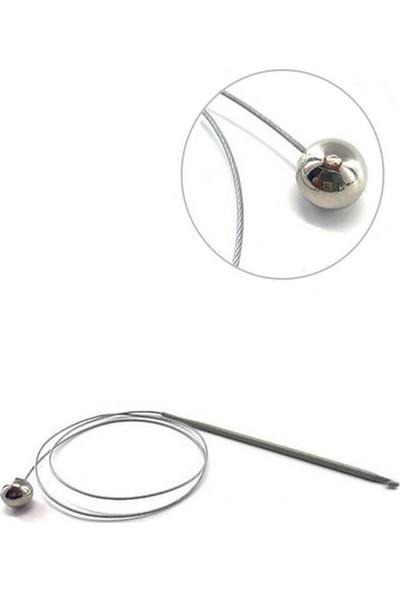 Sultan Stoplu Çelik Telli Misinalı Şiş 80 cm 2,5 mm Sultan Stoplu Çelik Telli Misinalı Şiş 80 cm 2,5 mm