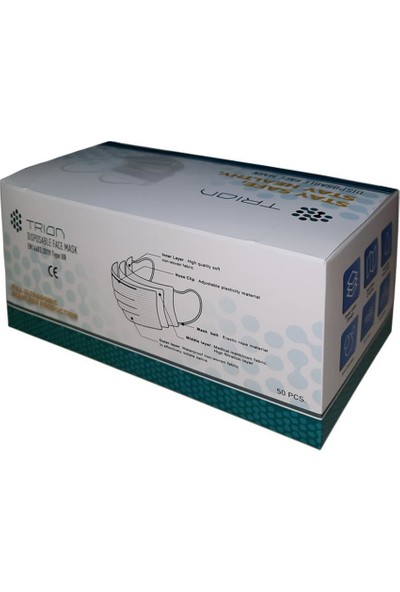 Trion TIP2R Cerrahi Maske Meltblown Kumaşlı Ultrasonık 3 Katlı Telli Trion UM-215 40 Kutu 2000 Adet Trion TIP2R Cerrahi Maske Meltblown Kumaşlı Ultrasonık 3 Katlı Telli Trion UM-215 40 Kutu 2000 Adet
