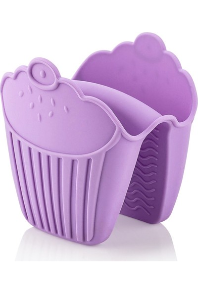 Nethome 1 Adet Cupcake Silikon Fırın Tutacağı Mor Nethome 1 Adet Cupcake Silikon Fırın Tutacağı Mor