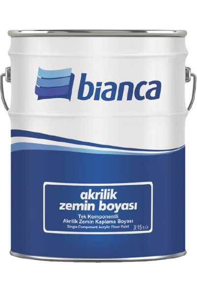 Bianca Akrilik Zemin Boya Beyaz 2,50 Lt
