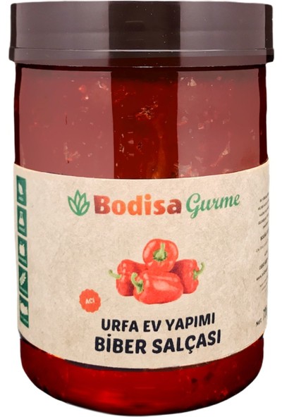 Bodisa Gurme Ev Yapımı Urfa Acı Biber Salçası 1 kg Bodisa Gurme Ev Yapımı Urfa Acı Biber Salçası 1 kg