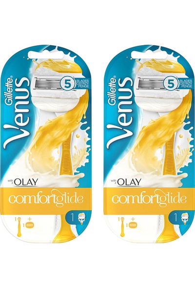 Gillette Venus Comfortglide Olay Kadın Tıraş Makinesi 1up x 2 Adet Gillette Venus Comfortglide Olay Kadın Tıraş Makinesi 1up x 2 Adet