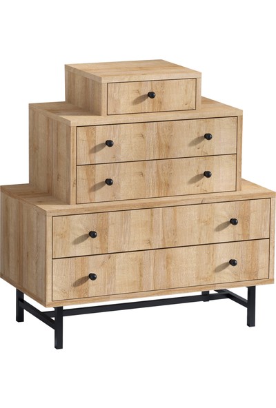 Decormet Tata Şifonyer Safir Meşe Decormet Tata Şifonyer Safir Meşe