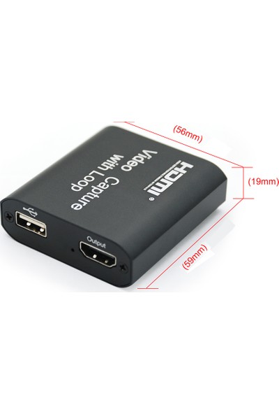 Gplus 4K Çift Çıkışlı HDMI Video Capture Video Yakalama Cihazı 4K-VC300 Gplus 4K Çift Çıkışlı HDMI Video Capture Video Yakalama Cihazı 4K-VC300