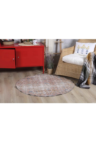 Anthemis Vintage 110 x 110 cm El Dokuma Halı