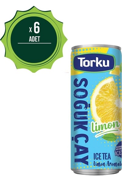 Torku Soğuk Çay Limon Tnk 250 ml X6 Torku Soğuk Çay Limon Tnk 250 ml X6