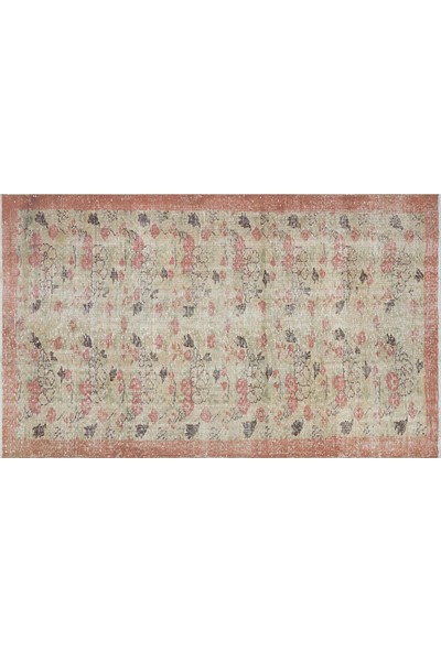 El Dokuma Yün'lü Türk Vintage Halı 158X265=4.19 M2 El Dokuma Yün'lü Türk Vintage Halı 158X265=4.19 M2