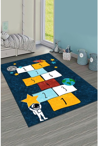 Homessa Seksek Desenli HÇİ82 Çocuk Odası Oyun Halısı Homessa Seksek Desenli HÇİ82 Çocuk Odası Oyun Halısı