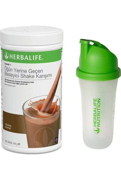 Herbalife Çikolatalı Shake ve Shaker