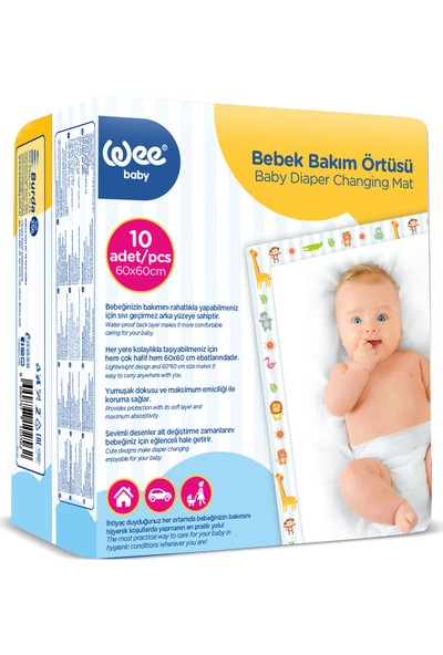 Wee Baby Bebek Bakım Örtüsü