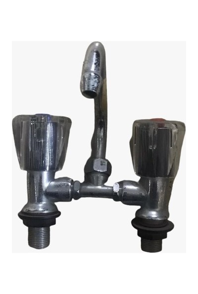 Plastimo Çiftli Musluk Sıcak - Soğuk Plastimo Çiftli Musluk Sıcak - Soğuk