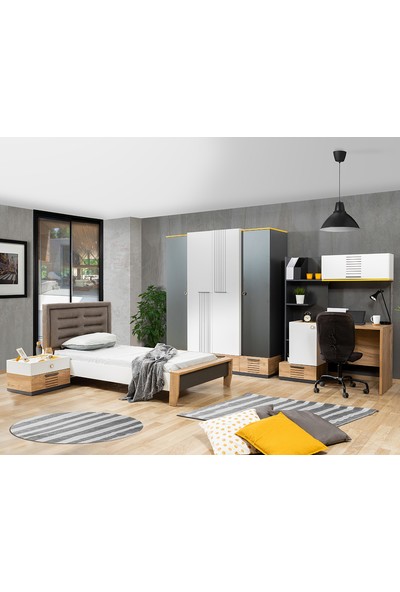 Setay Genç Odası, Relax Genç Odası Takımı, Dolap, Karyola, Komodin, Çalışma Masası Setay Genç Odası, Relax Genç Odası Takımı, Dolap, Karyola, Komodin, Çalışma Masası