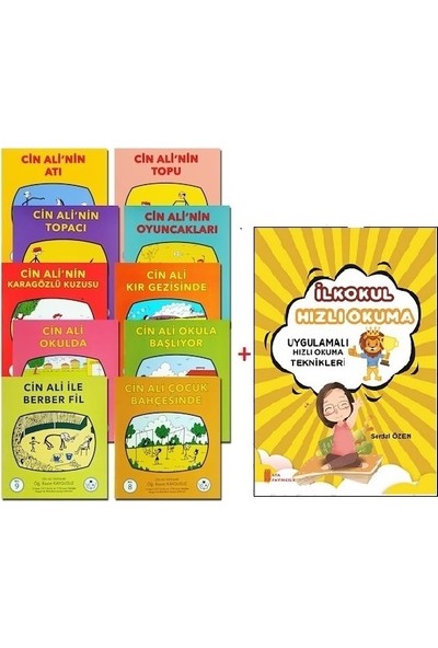 Cin Ali Hikaye Seti 10 Kitap + 1. Sınıf Hızlı Okuma Teknikleri Kitabı Cin Ali Hikaye Seti 10 Kitap + 1. Sınıf Hızlı Okuma Teknikleri Kitabı