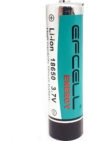 Efcell Şarjlı Pil 3.7V 2200MAH 18650 Başlıklı Efcell Efcell Şarjlı Pil 3.7V 2200MAH 18650 Başlıklı Efcell