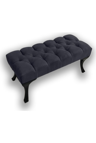 Ünüvar Konsept Puf Bench - Siyah Ayak