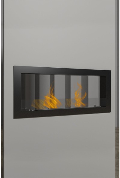 Korflame Çift Taraflı Xl Bacasız Şömine