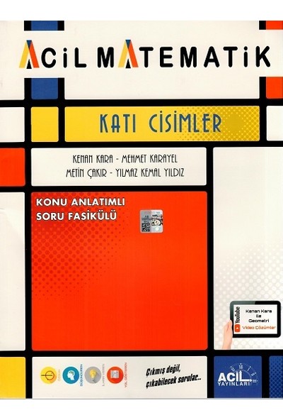 Acil Yayınları Katı Cisimler Konu Anlatımlı Soru Fasikülü - Kenan Kara